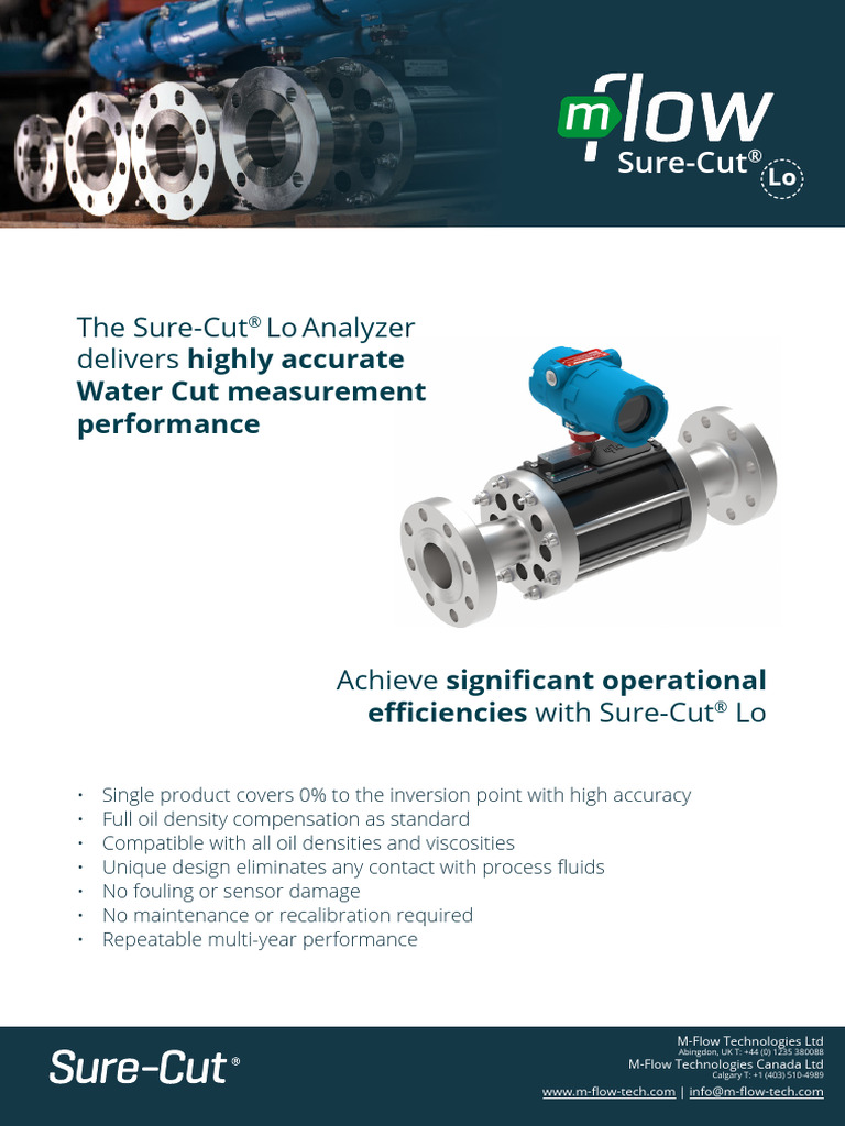 Accurate Water Cut Measurement Solution | PDF | Instrumentation ...