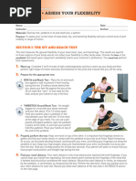 Beighton Score For Joint Hypermobility | PDF