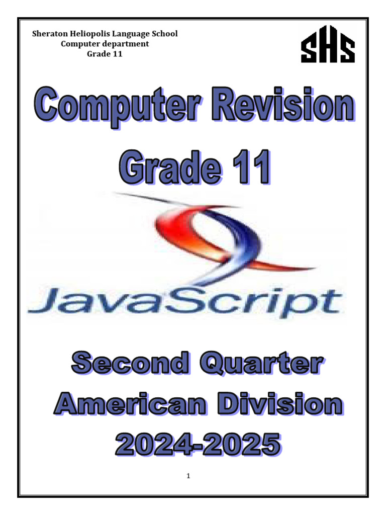 G11 Q2 IT Revision Sheet | PDF | Java Script | World Wide Web