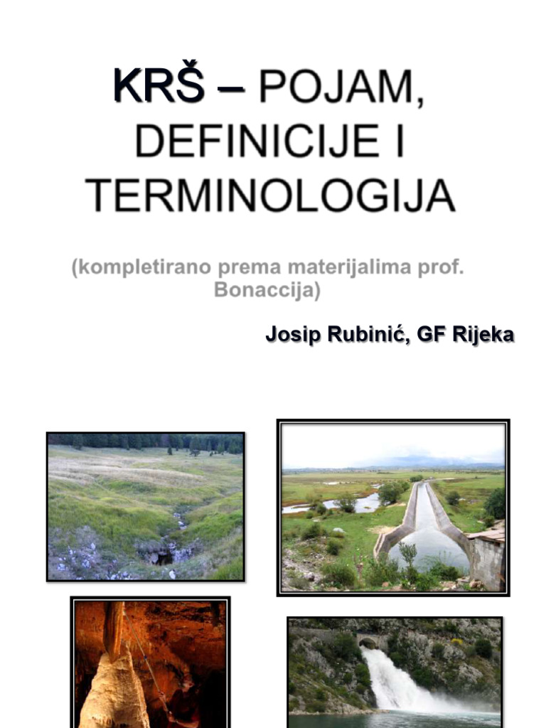Krs - 1 - Pojam, Definicije I Terminologija | PDF