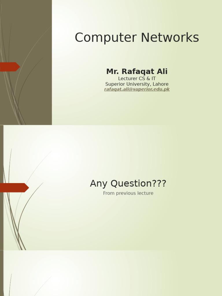 Lecture W4 CN IP Revision P2 | PDF