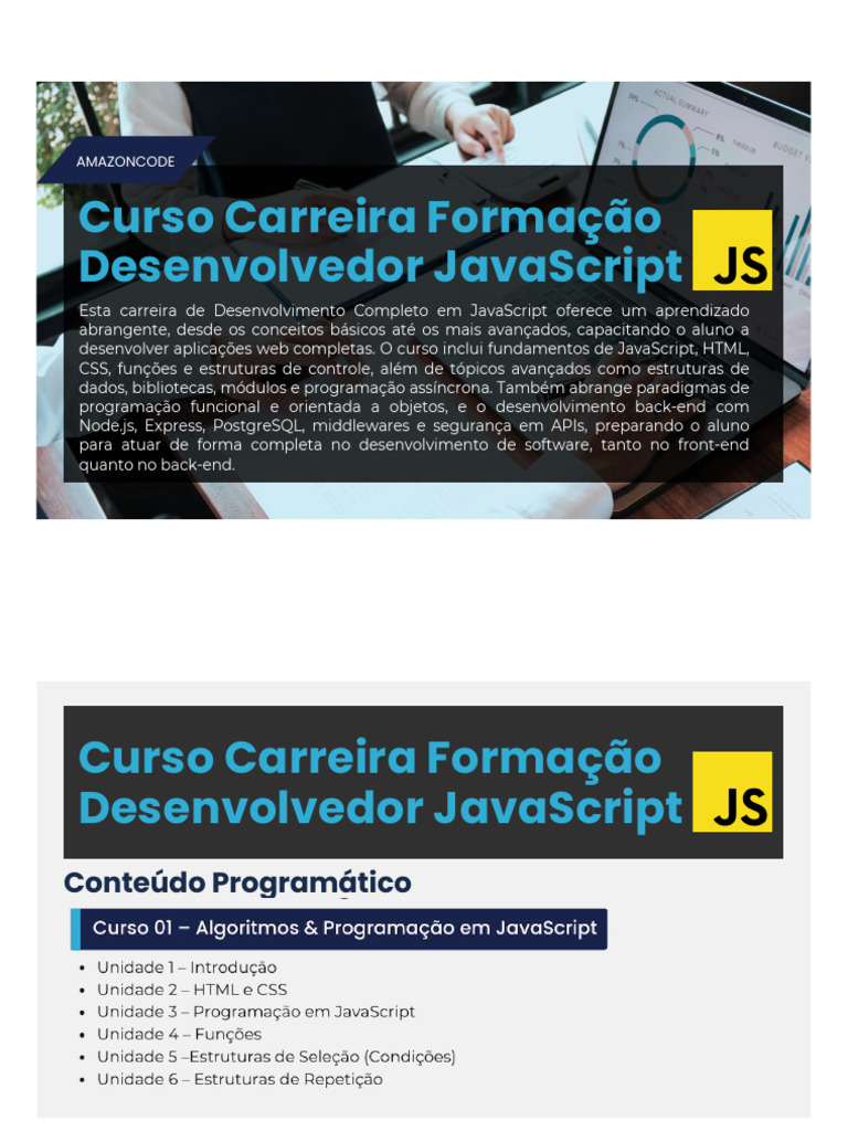 Ebook de Algoritmos & Programacao em JS e NodeJS | PDF | Script Java | Rede mundial de computadores