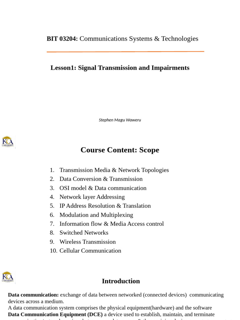 Data Communication Fundamentals | PDF | Computer Network | Amplitude
