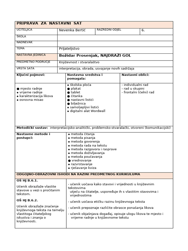 Božidar Prosenjak, NAJDRAŽI GOL | PDF