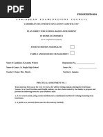 Food Nutrition SBA Guidelines 2025-2026 | PDF | Soup | Desserts