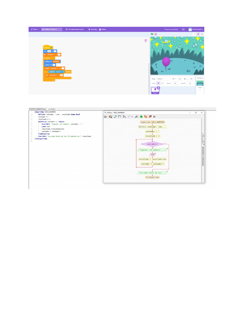 Secuencia y Bucles | PDF
