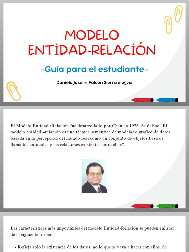 Modelo Entidad-Relación de Chen | PDF | Tecnologías de la información ...