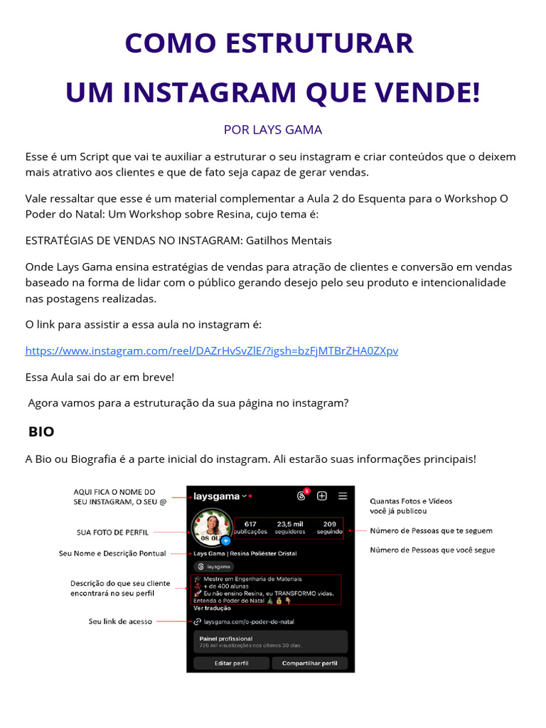 O Instagram Que Vende! Por Lays Gama | PDF