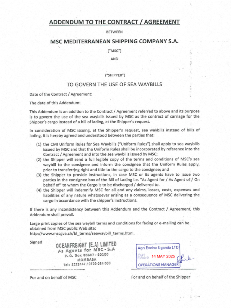 ADDENDUM SEAWAY-scan | PDF