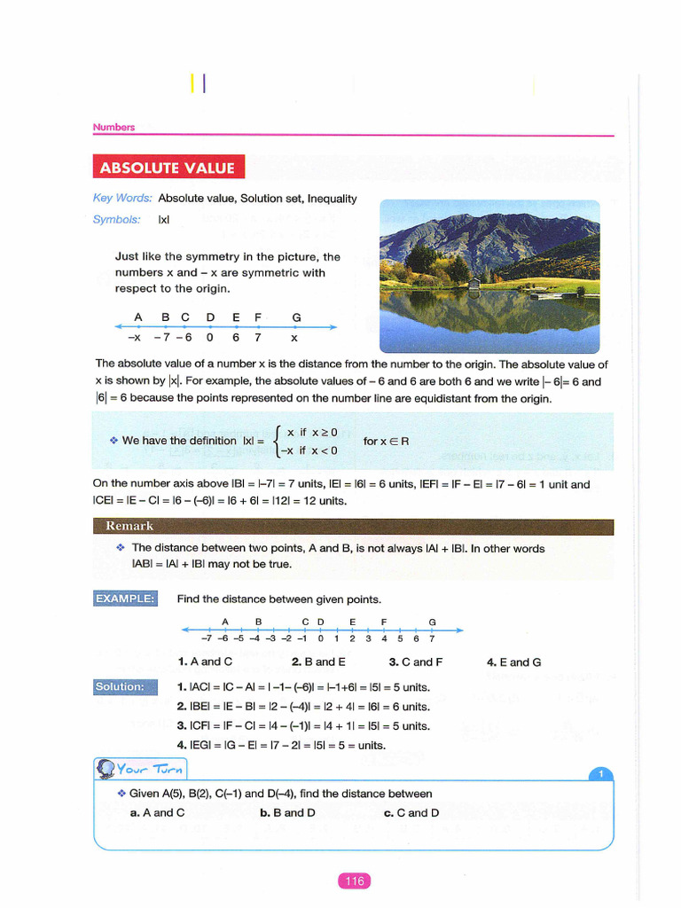9th - Grade - Farklı Yayıncılık - 4 - Absolute - Value | PDF