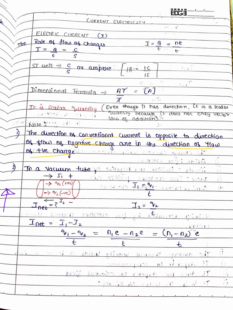Chapter 3 Current Electricity | PDF