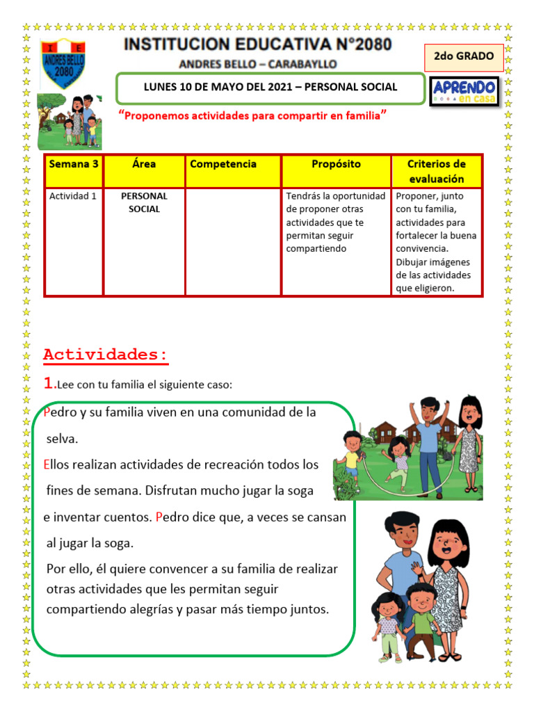 FICHA DE ACTIVIDAD 10-05-2021 | PDF