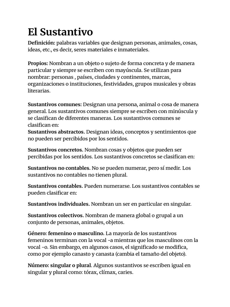 Categorías Gramaticales | PDF | Sustantivo | Adjetivo