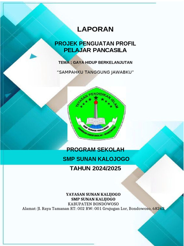 Modul Projek P5 Gaya Hidup Berkelanjutan SMP SKJ | PDF