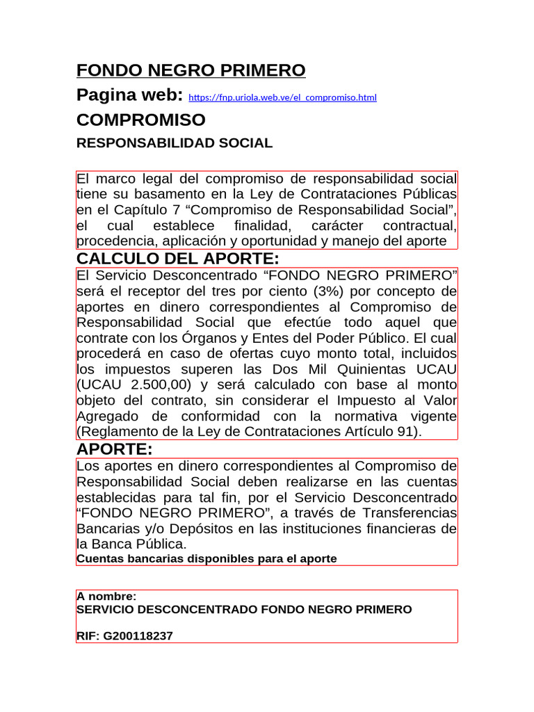 Fondo Negro Primero | PDF | Dinero | Bancos