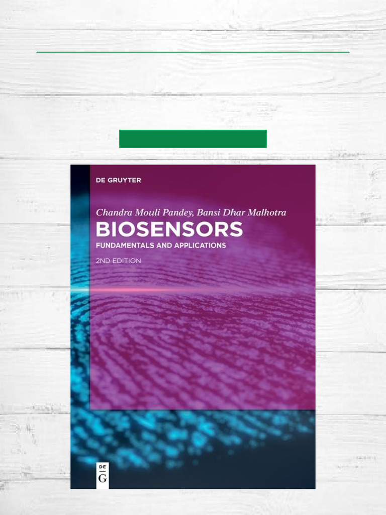 Hot Pick Biosensors Fundamentals and Applications, 1st Edition Full ...