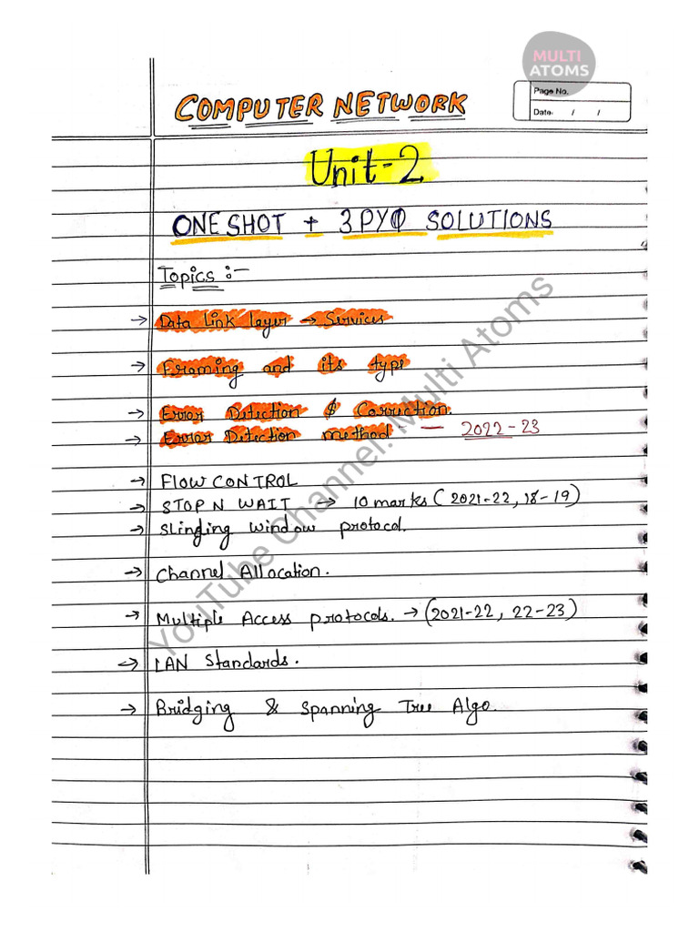 CN Unit 2 Multi Atoms | PDF