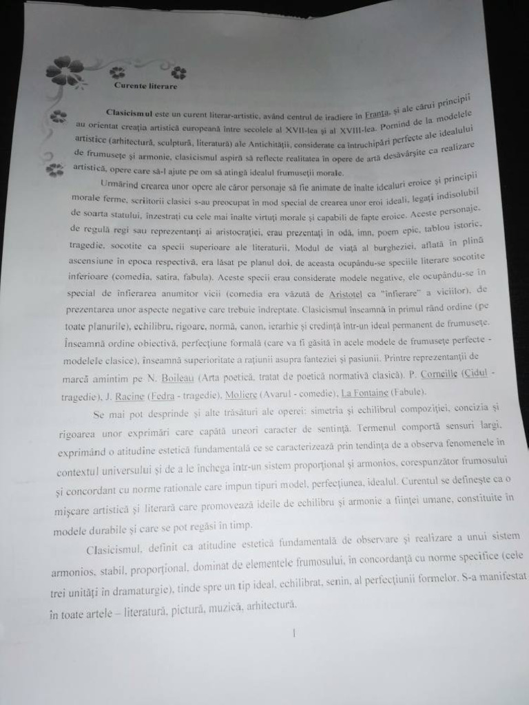 Curente Literare | PDF