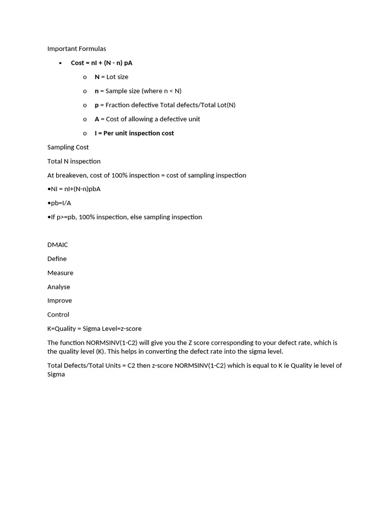 QM - Important Formulas | PDF