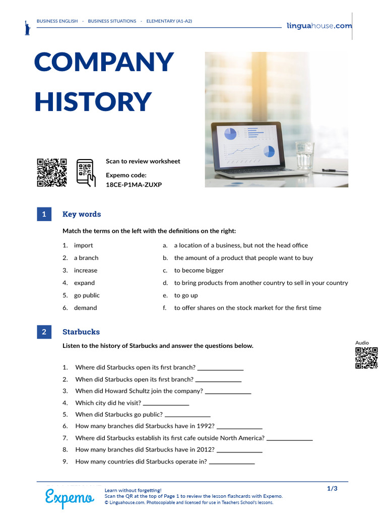 Company History American English Student | PDF | Apple Inc. | Steve Jobs