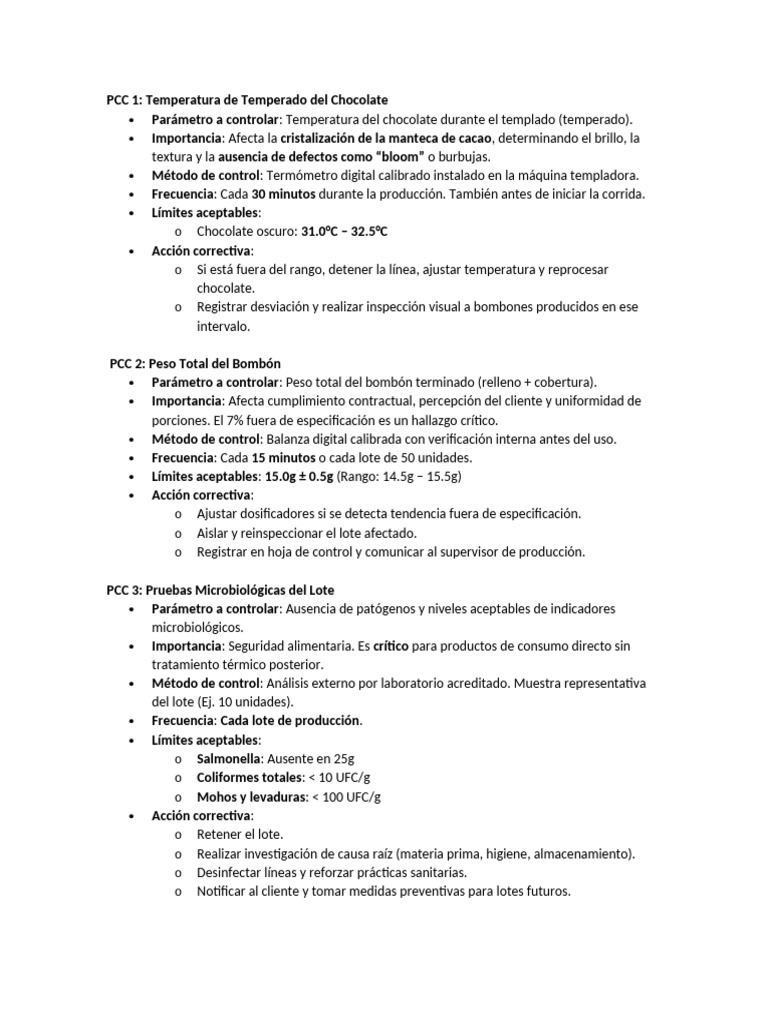 PCC 1 | PDF | Chocolate