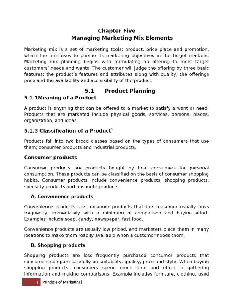 Principle of MKT. Chapter 5 | PDF | Pricing | Marketing