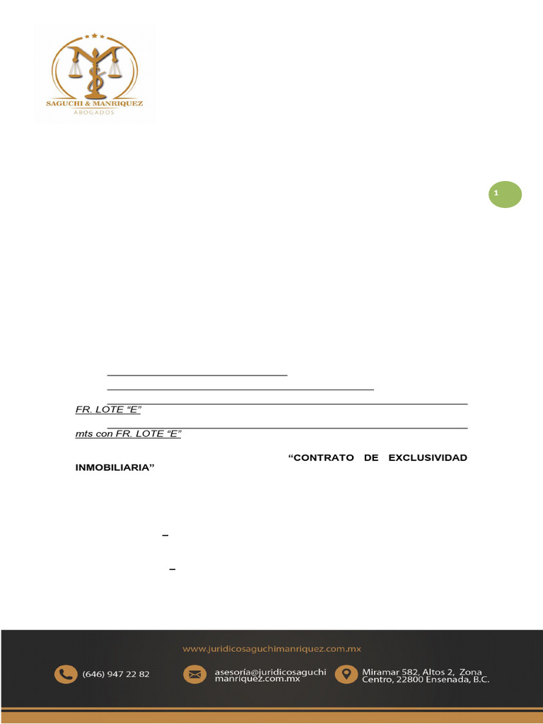 contrato de exc | PDF