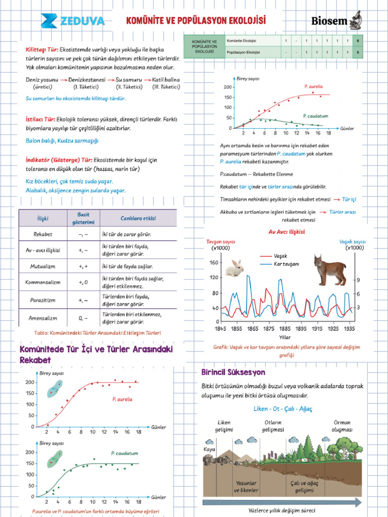 Ayt Biyoloji Full Tekrar Konu Anlatimi Zeduva Biosem | PDF