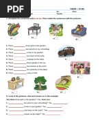 Picture Matching Exercise Grade 1 | PDF