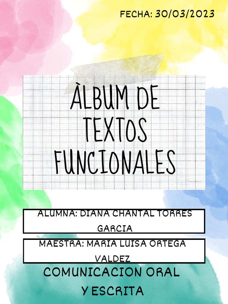 Àlbun de Textos Funcionales | PDF