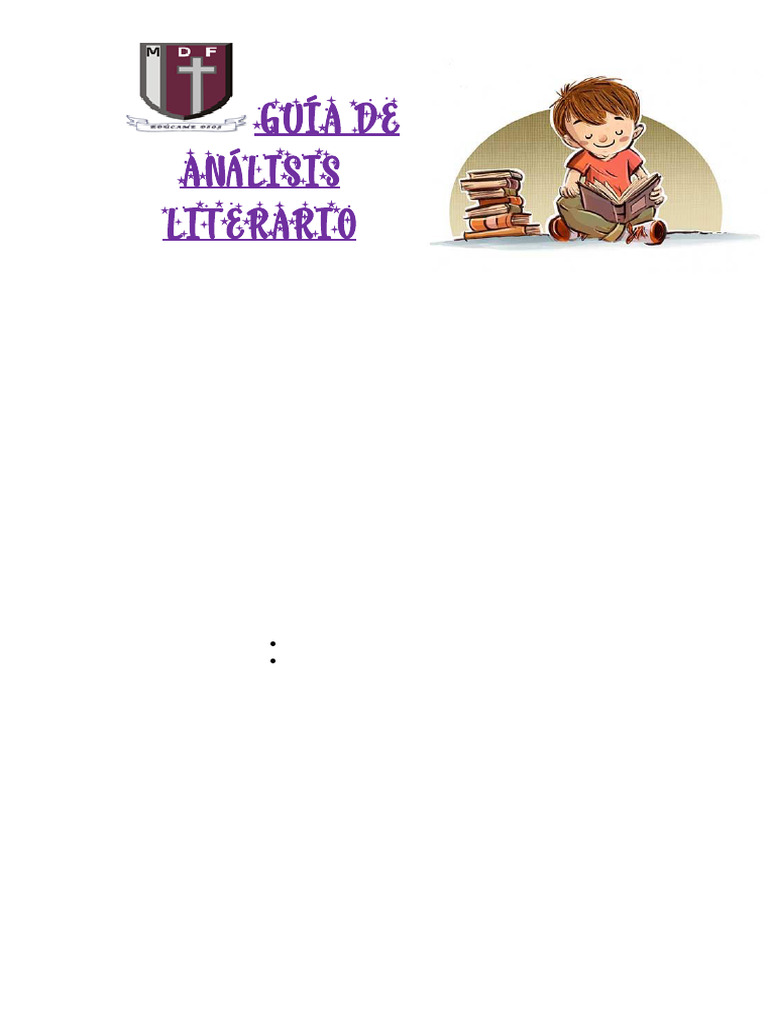Guía de Análisis Literario | PDF