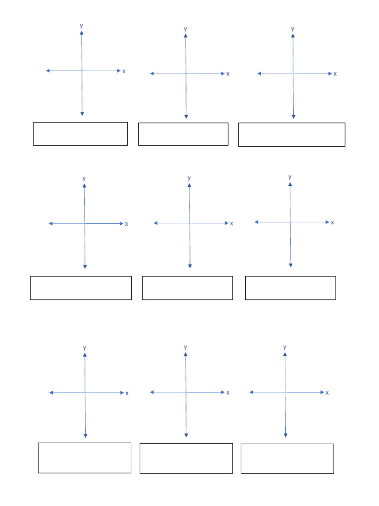 Blank Template For Sketching Graphs | PDF