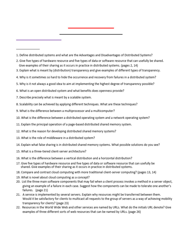 Assignment (1) - Dr. Samy Elmokadem | PDF | Distributed Computing | Client–Server Model