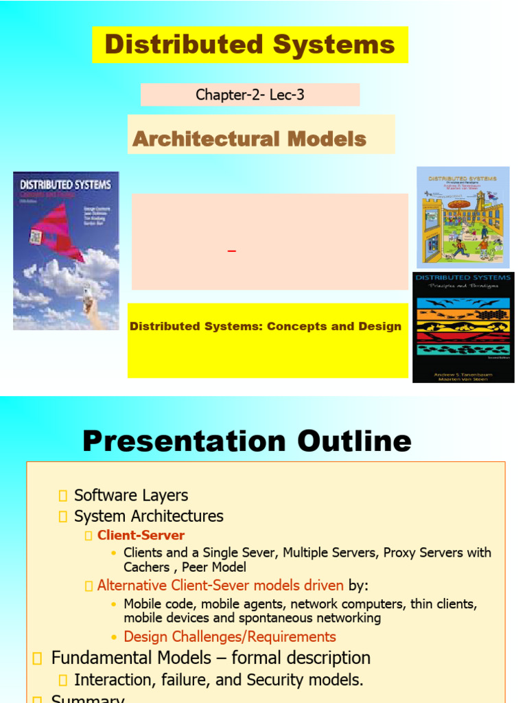 Ch-2 -lec-3 Architectural Models-Dr.Samy Elmokadem-2025 - | PDF | Client–Server Model | System