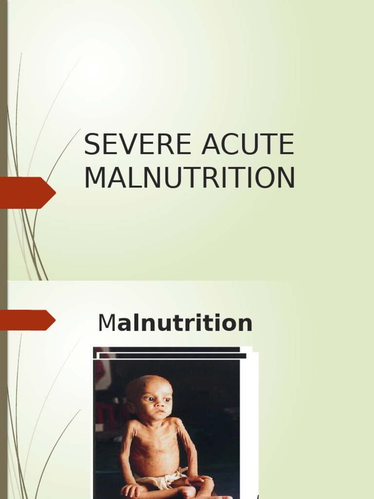 Understanding Severe Acute Malnutrition | PDF | Malnutrition | Hypoglycemia
