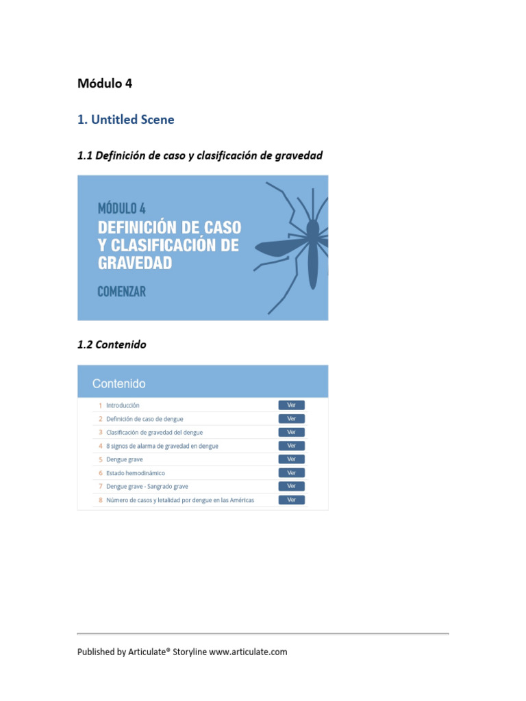 Modulo4 - dengue-ClasificacionDeGravedad | PDF | Ciencias de la Salud | Enfermedades y ...