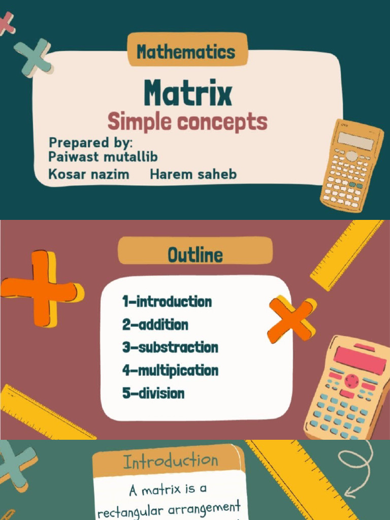 Matrix Semester 2 | PDF