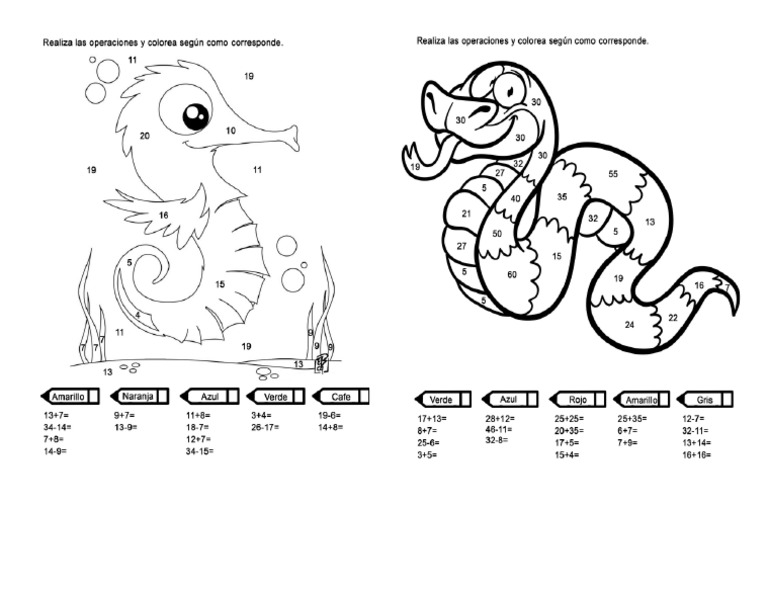 Colorea Segun El Codigo | PDF