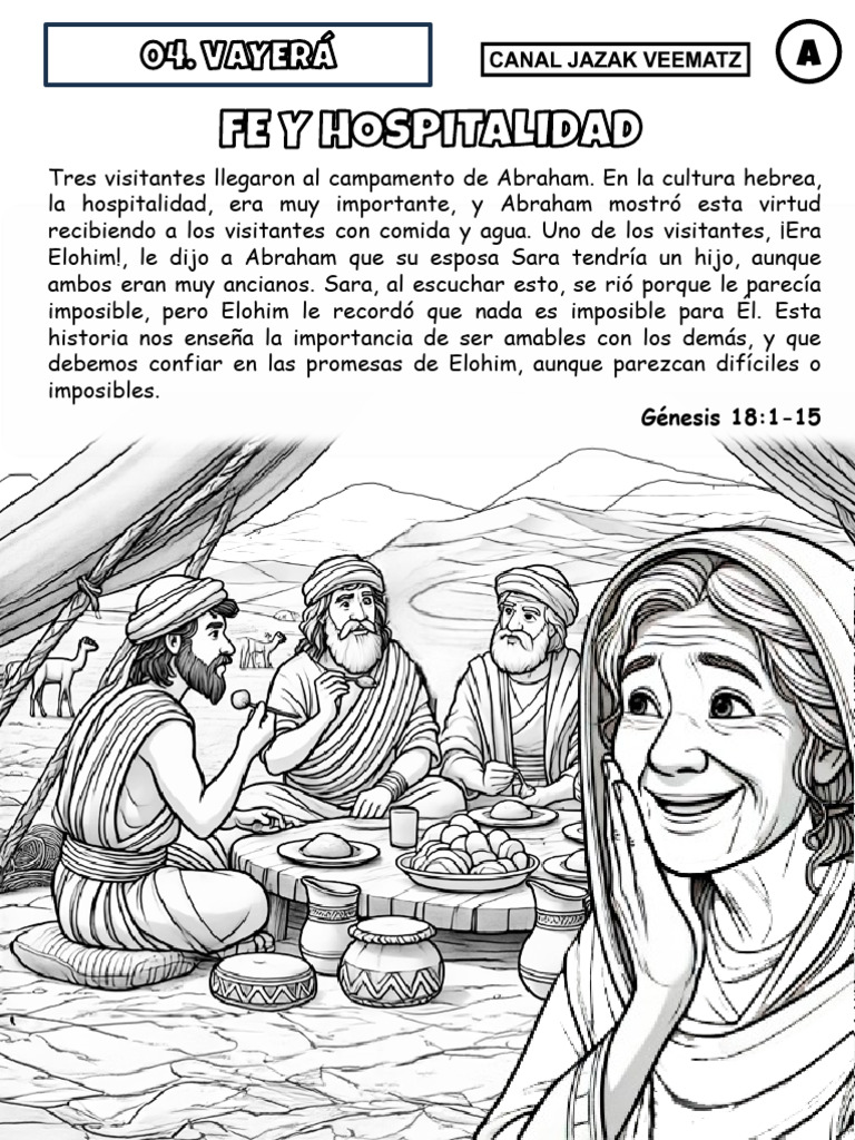4 Vayerá Parashá para Niños | PDF | Abrahán | Sarah