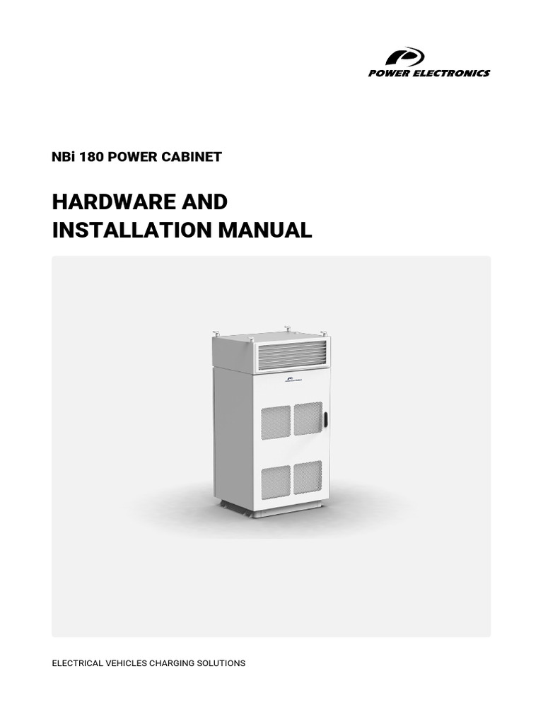 Appendix E Power Cabinet Hardware and Installation Manual | PDF | Power ...