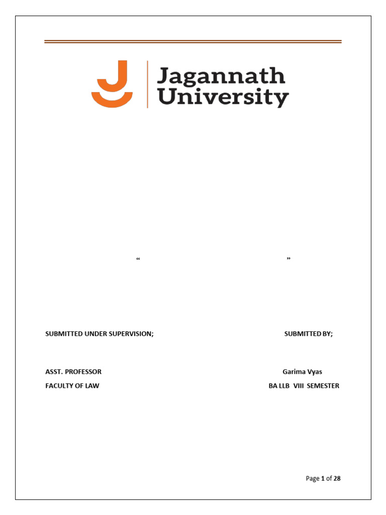 Garima Vyas Labour Law Project | PDF | Legal Liability | Working Time