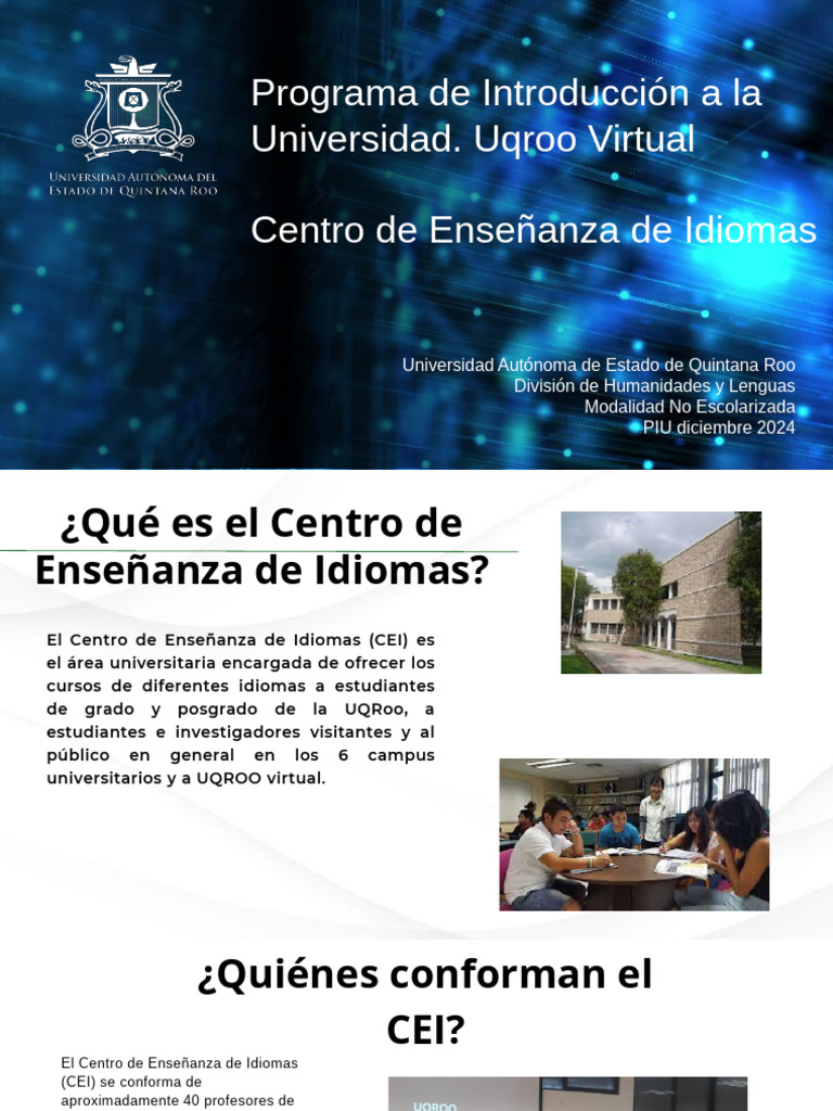 Centro de Idiomas | PDF