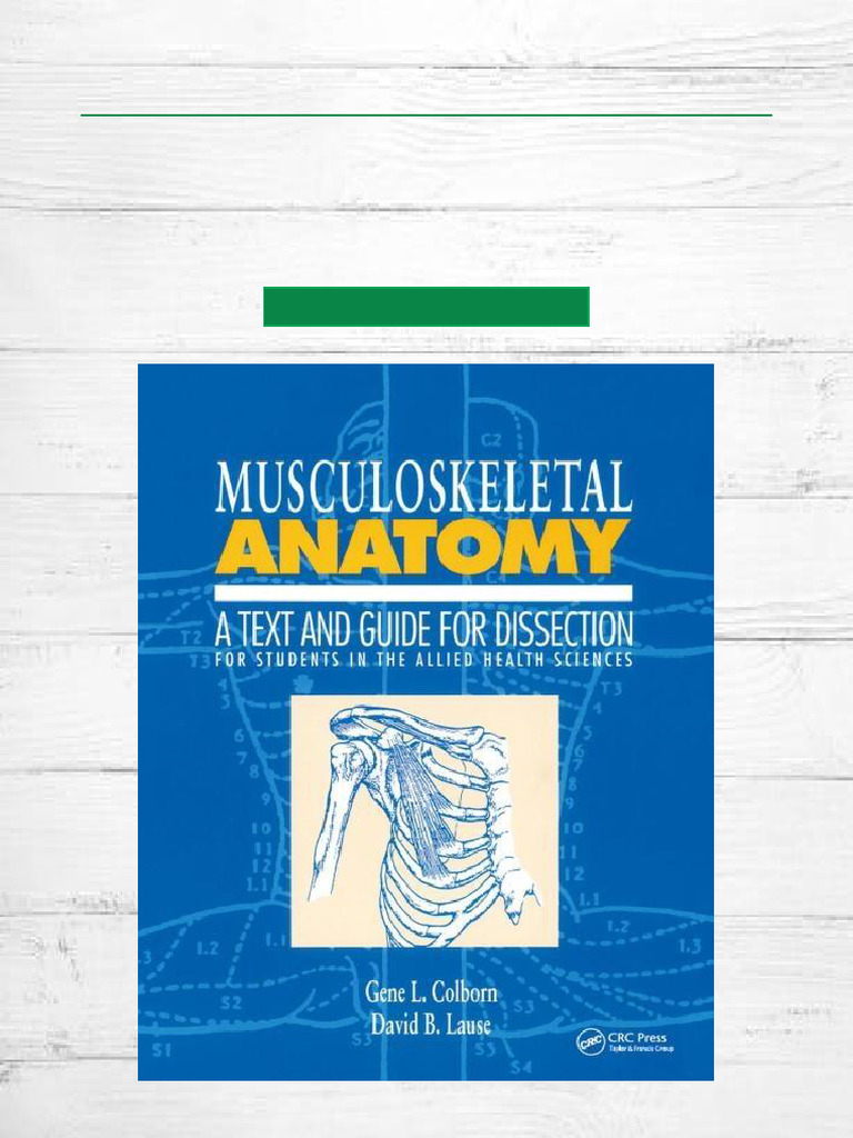 Look Into Musculoskeletal Anatomy, 1st Edition Complete Digital Book | PDF