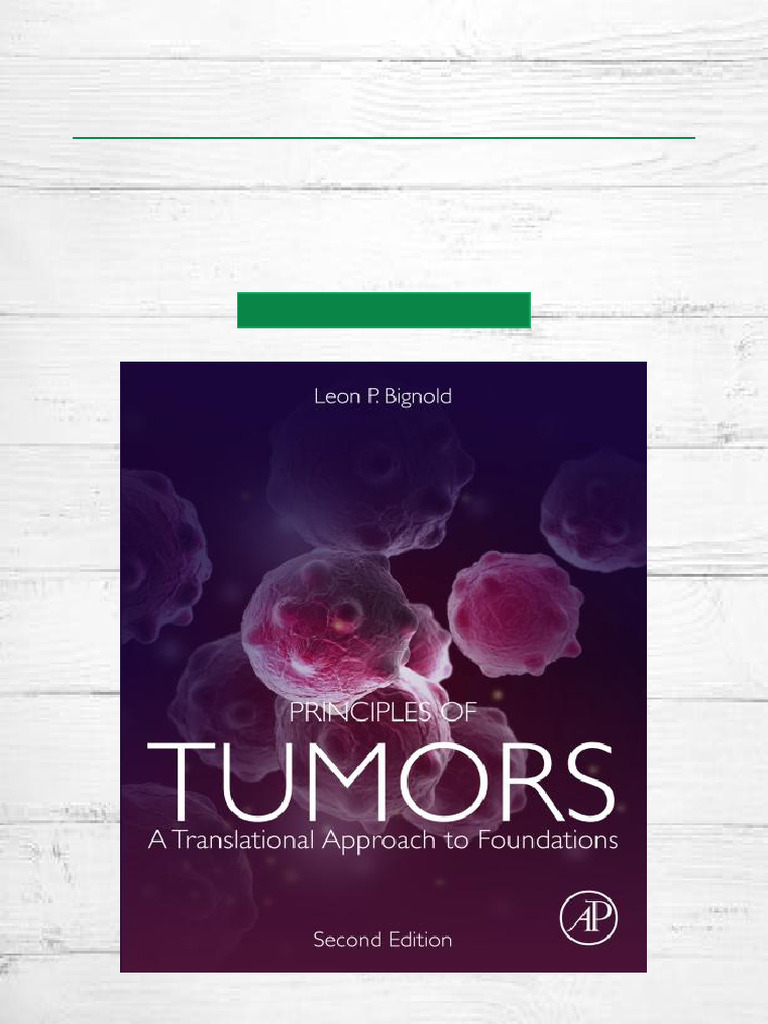 Exclusive Own Principles of Tumors A Translational Approach To ...