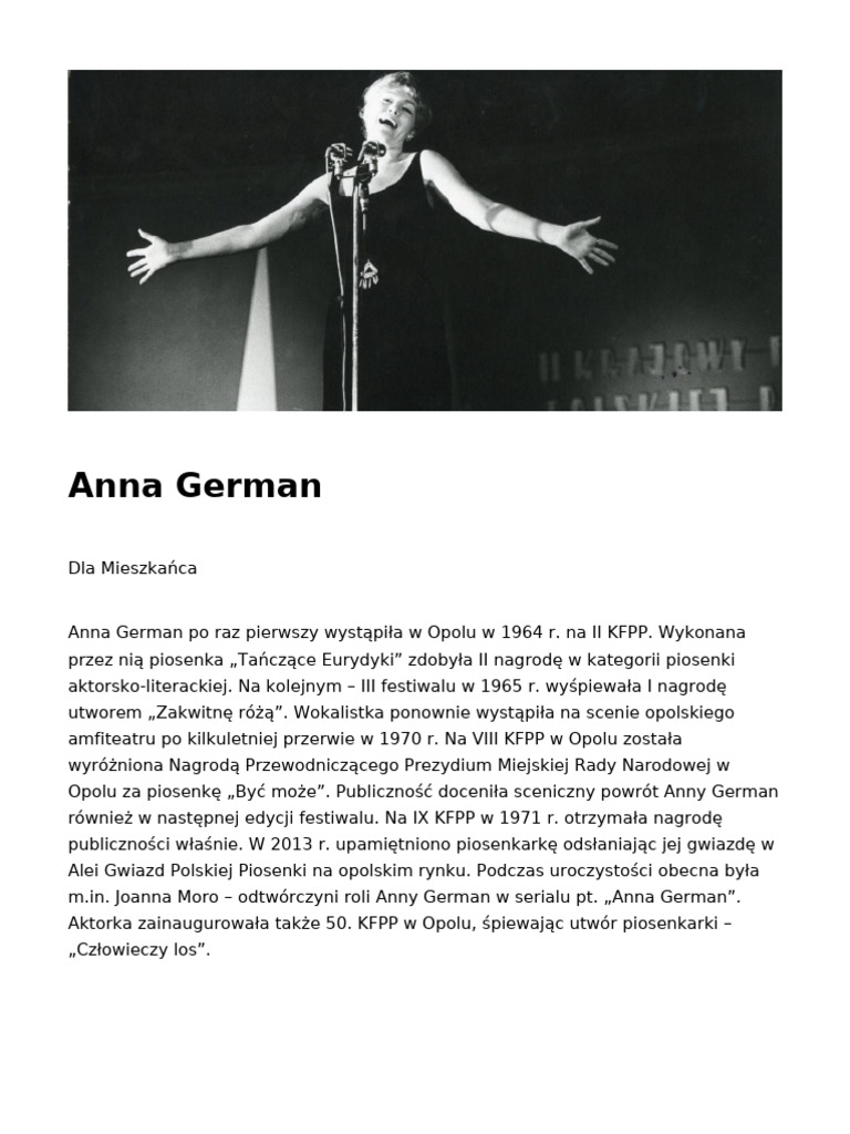 Anna German | PDF