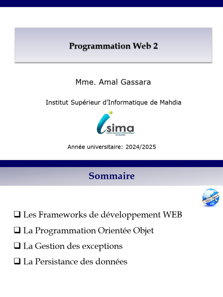 symfony | PDF | Programmation web | Modèle-vue-contrôleur