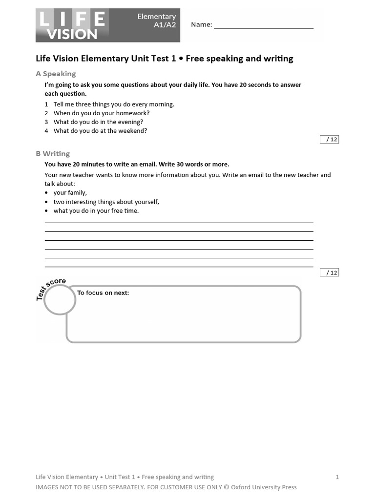 Lif Visi Ele Unit 1 Free-300dpi | PDF