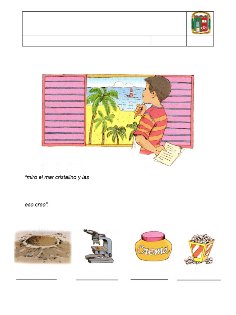 10 Guia de Español - Grado Primero-Tercer Periodo | PDF