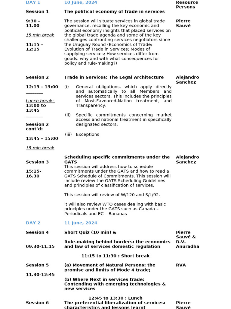 2024 CWS WTI Services Allocation(Rev) (1) | PDF | General Agreement On ...