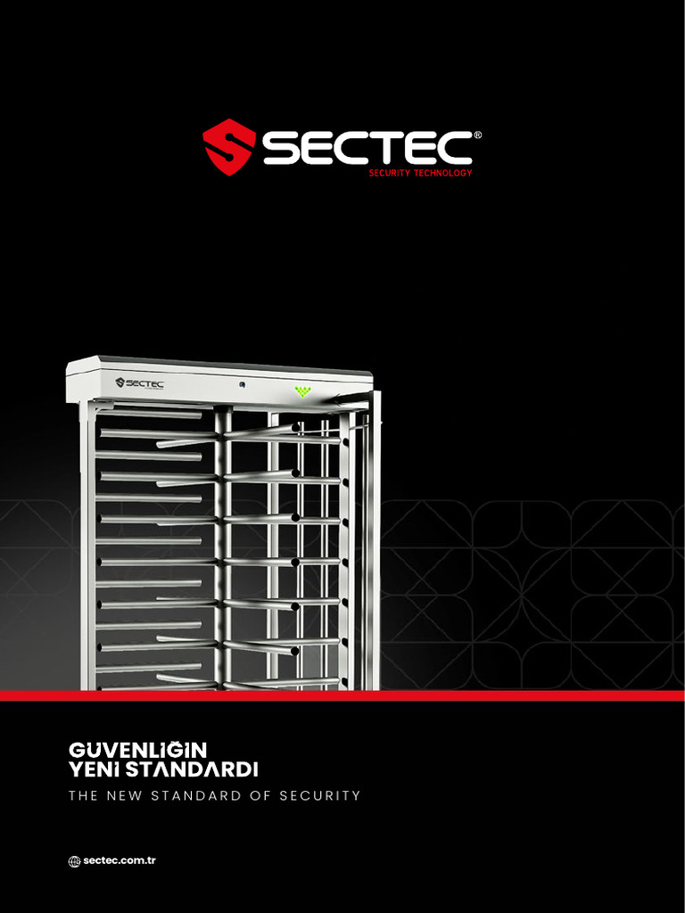 Sectec Catalogue of Turnstiles and Flip Barriers | PDF